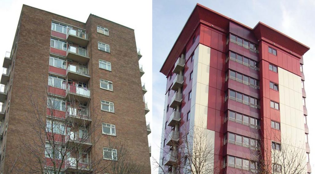 graiseley-after-2 - Aluminium Rainscreen Overcladding Specialist