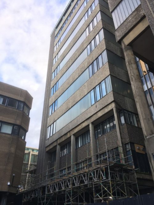 PHASE 1 ALMOST COMPLETE AT UNIVERSITY OF GLASGOW, BOYD ORR BUILDING ...