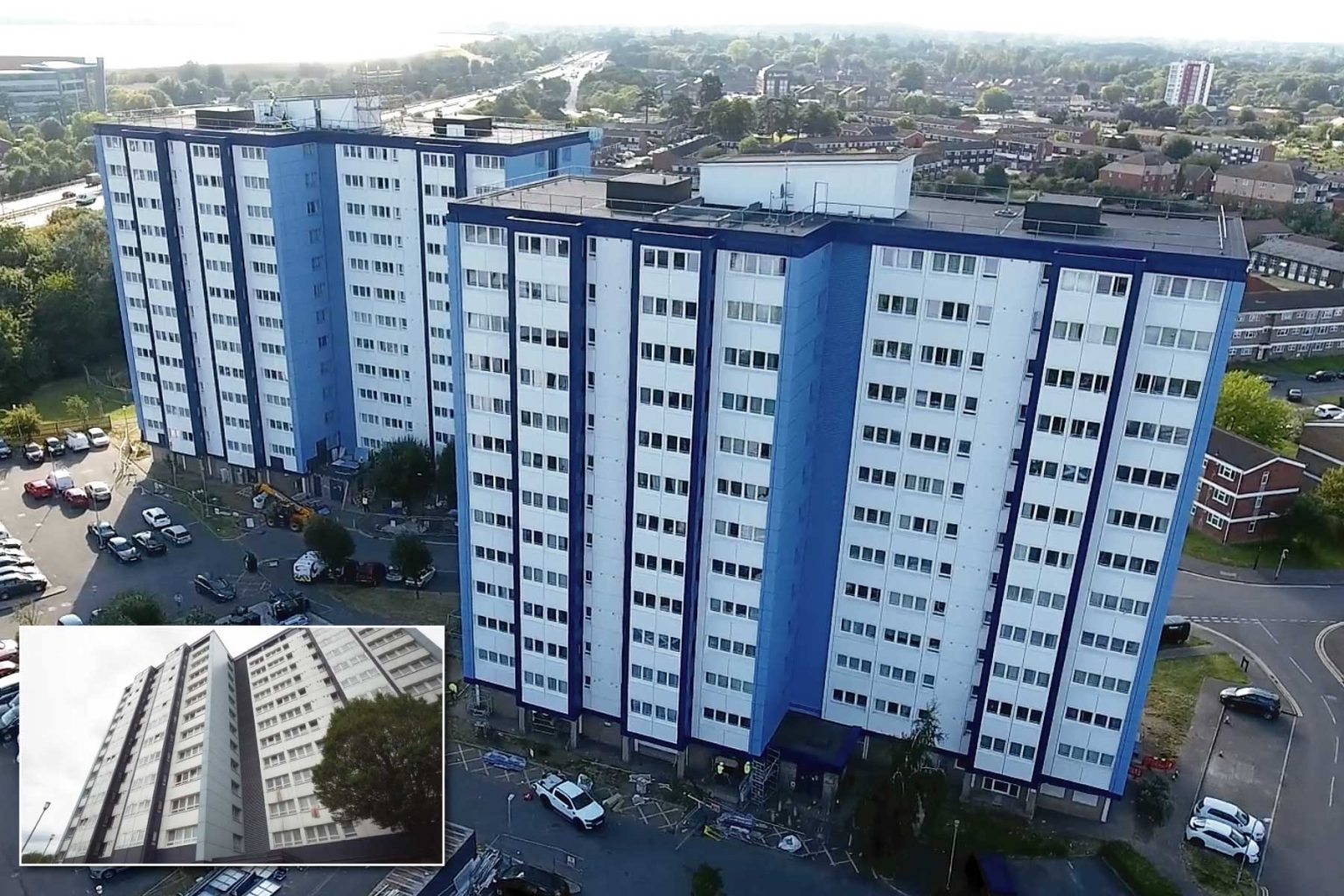 design build facades - Rainscreen Overcladding