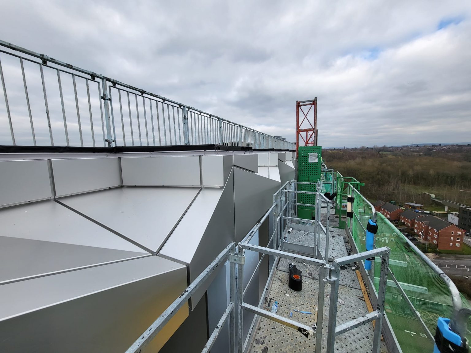 Hexagon Tower, Manchester - Aluminium Rainscreen Overcladding Specialist