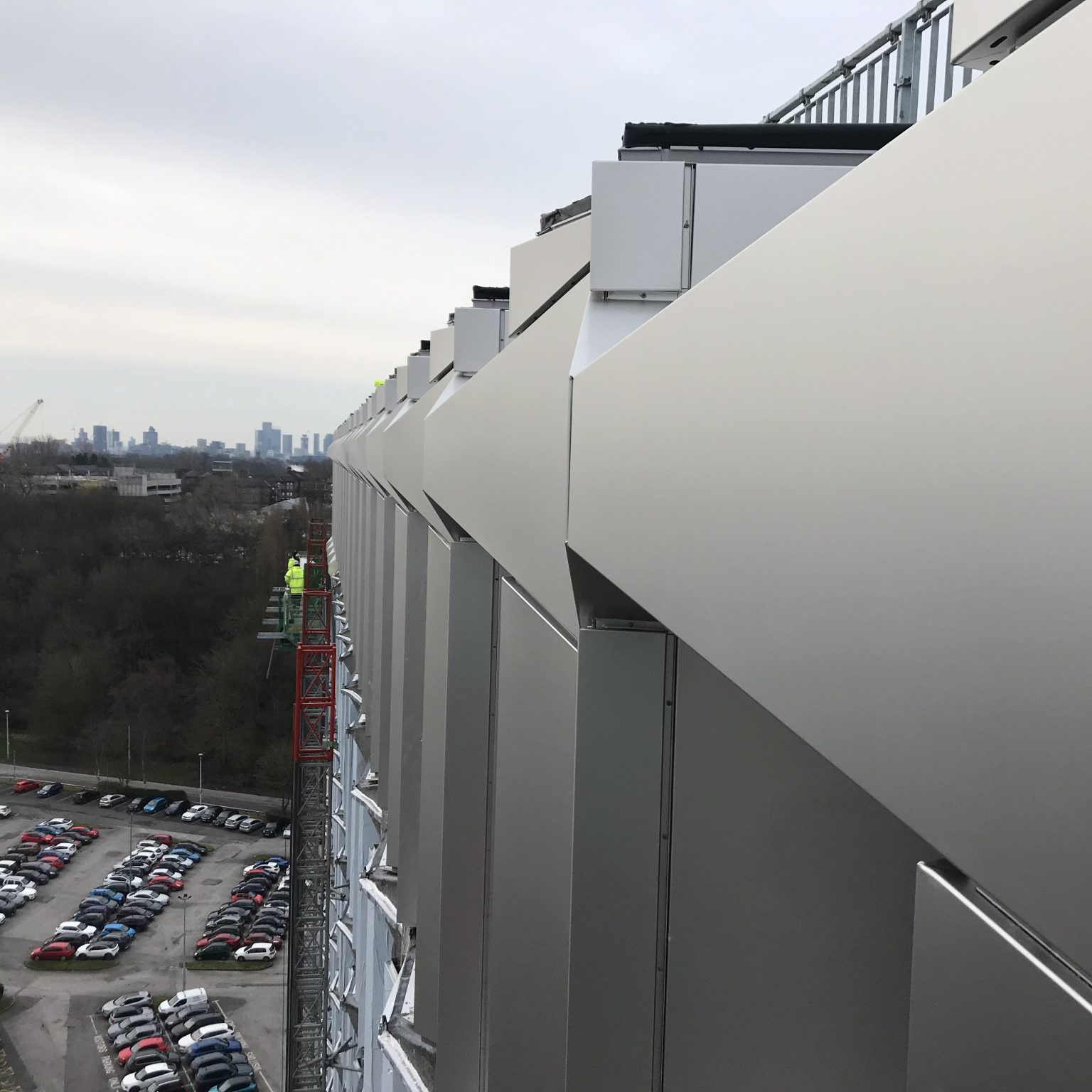 Hexagon Tower, Manchester - Aluminium Rainscreen Overcladding Specialist