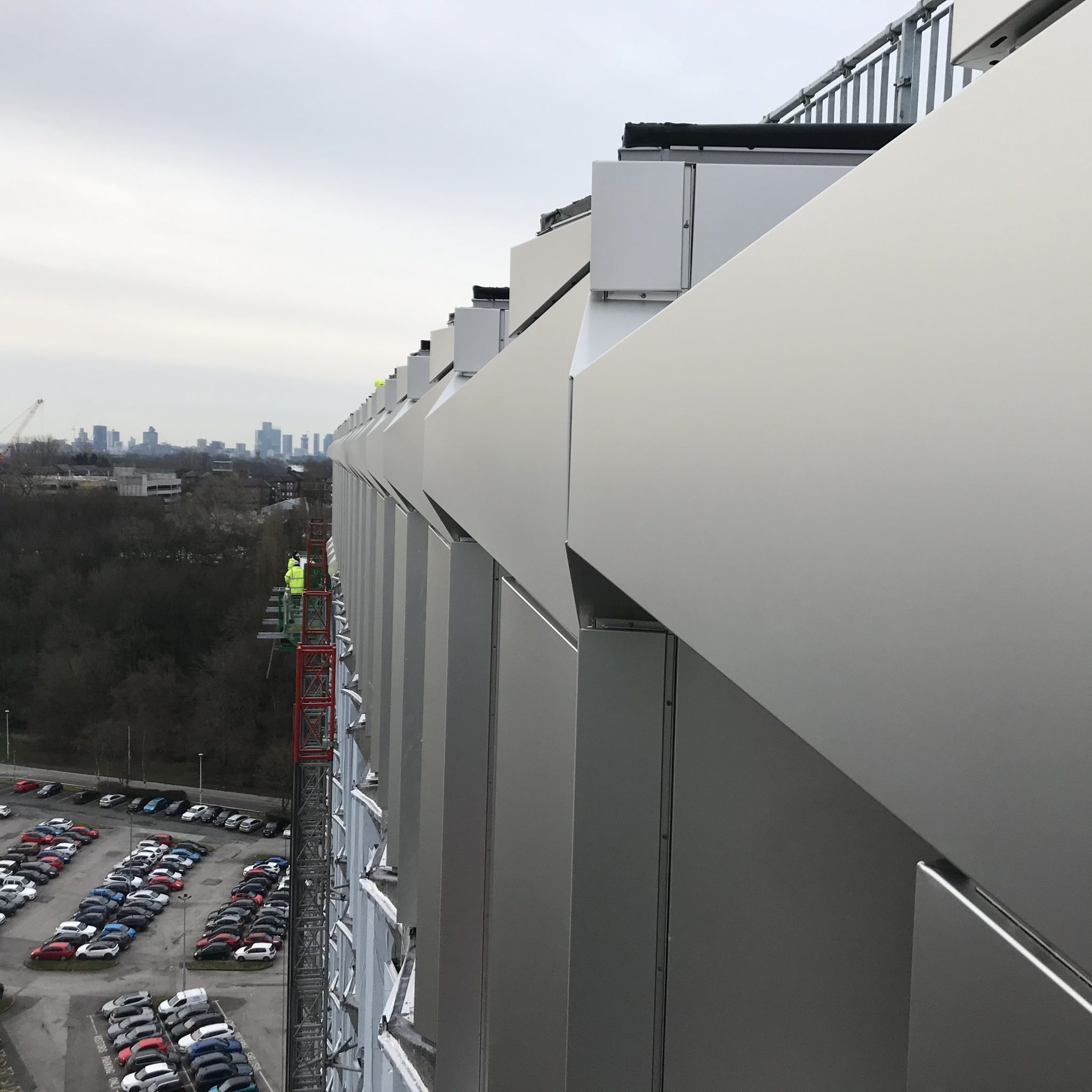 Hexagon Tower, Manchester - Aluminium Rainscreen Overcladding Specialist